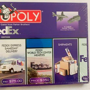 Hasbro | Games | Vintage Monopoly Fedex Edition Board Game Hasbro ...